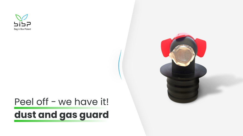 PEEL OF - PROTECTIVE PLUG FOR A BUTTERFLY TAPS - Worki bag in box BIBP